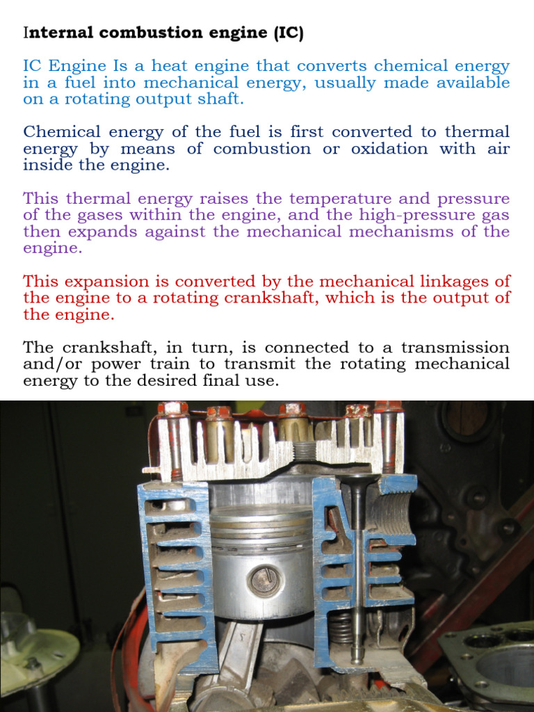 Internal Combustion Engines | PDF | Internal Combustion Engine | Piston