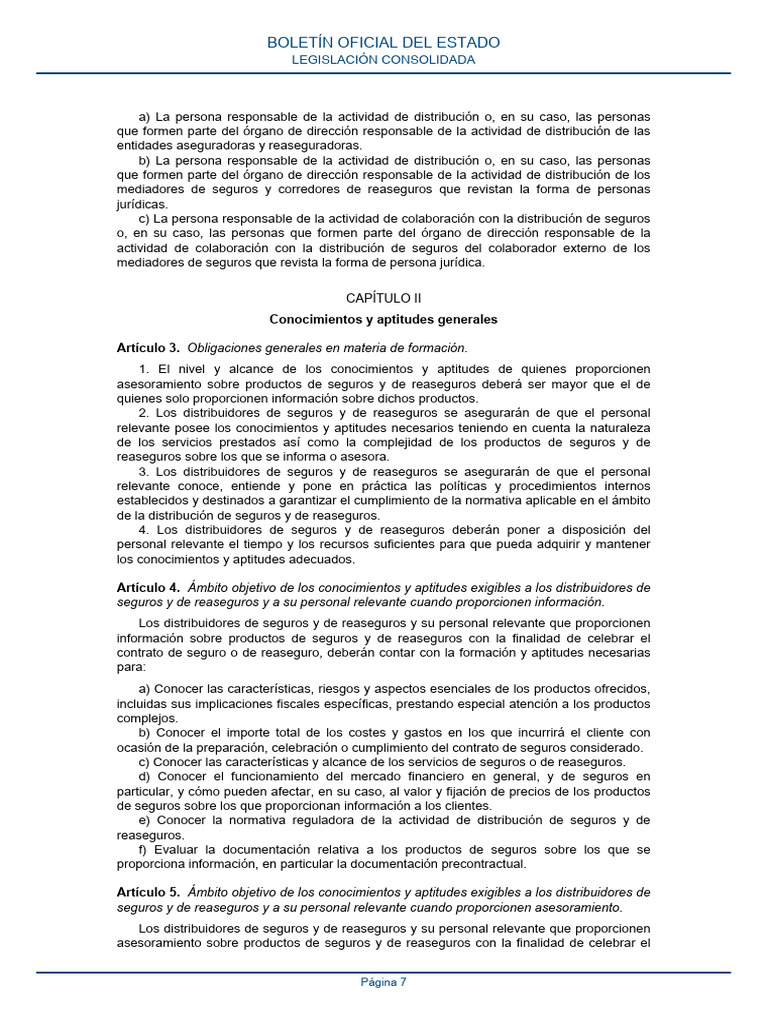7 - Formación y Remisión de La Informacion Distribuidores de Seguros y Reaseguros | PDF | Seguro ...