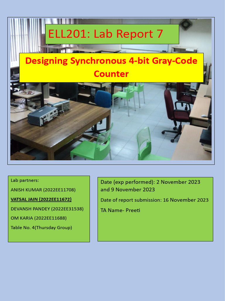Ell 201 Project | PDF | Logic Gate | Electronic Design