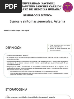 10 Astenia y Adinamia | PDF | Debilidad | Síndrome de fatiga crónica
