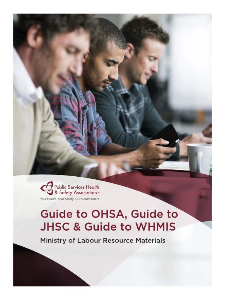Pbamnaen0316 Guide To Ohsa JHSC Whmis RM | Download Free PDF | Occupational Safety And Health ...