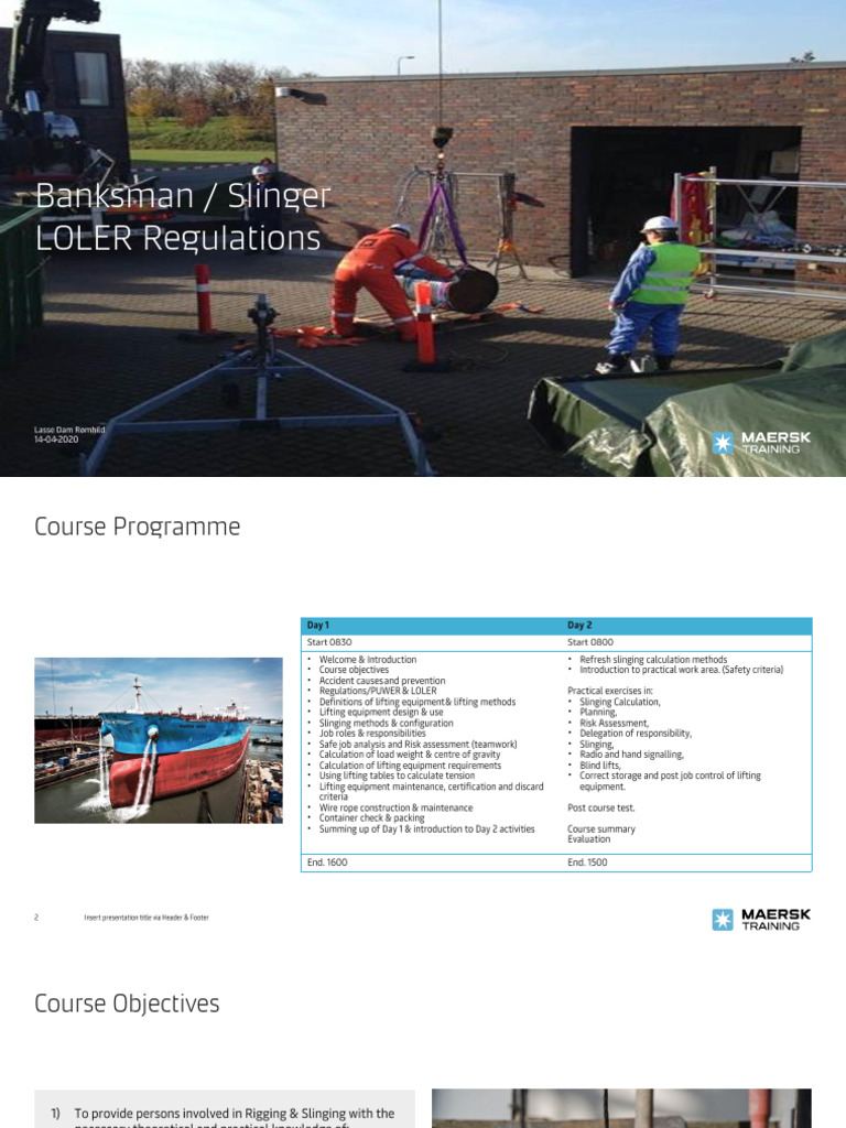 C0102A01.0202.01 Loler Banksman Slinger, NEW | PDF | Rope | Wire