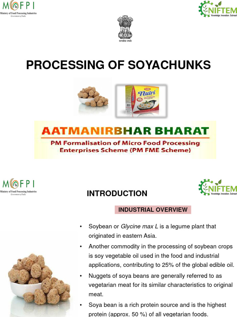 Soyachunksprocessing | PDF | Soybean | Extrusion