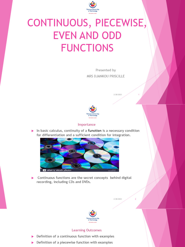 Calculus: Functions & Graphs | PDF | Function (Mathematics) | Continuous Function