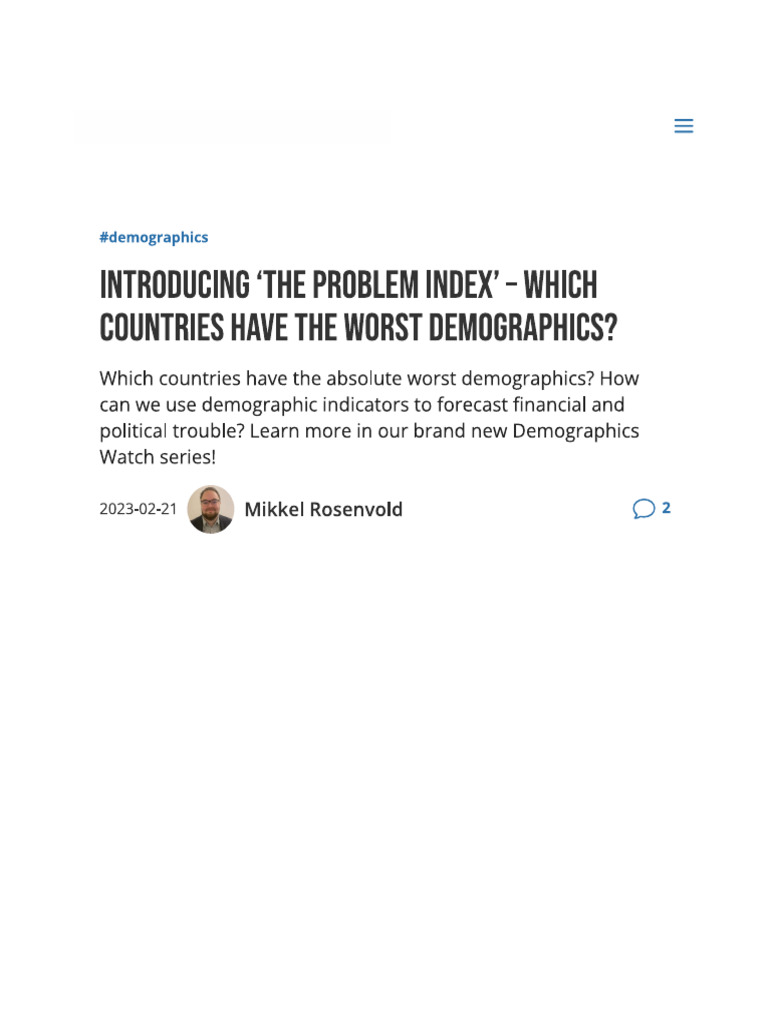 The Problem Index | PDF