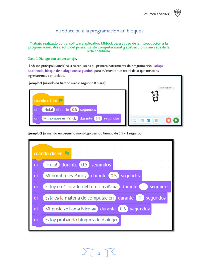 Introducción A La Programación en Bloques | PDF | Programación de computadoras