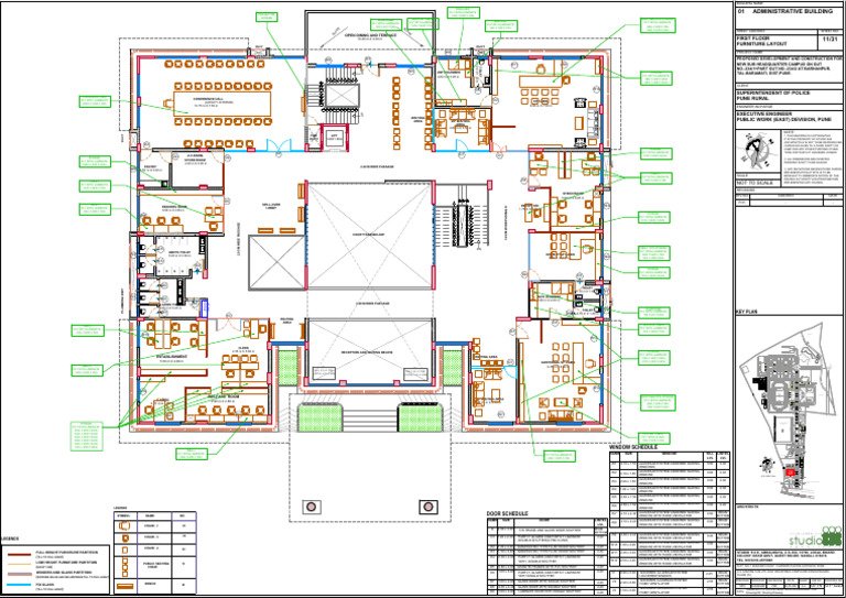 Police Headquarters Floor Plan Layout | PDF