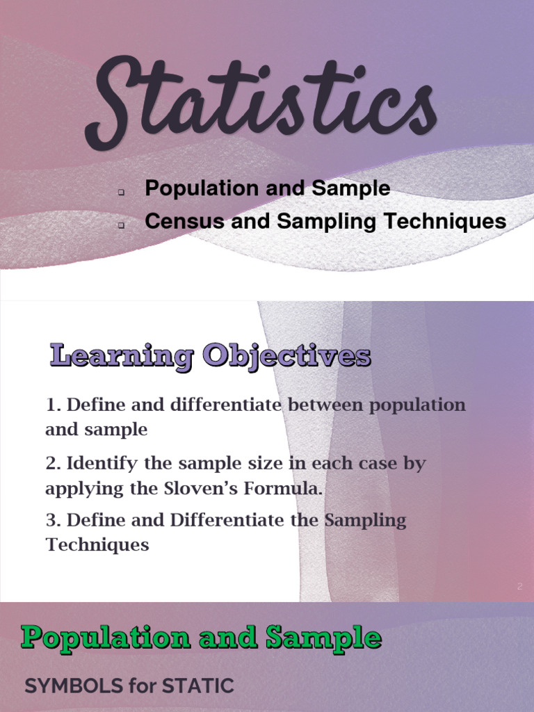 Stat-Q1W7 | PDF | Sampling (Statistics) | Stratified Sampling