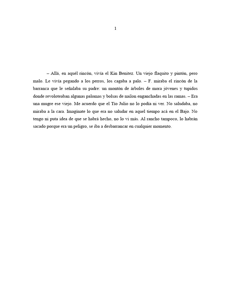 Fragmento de Novela - Federico López - 040552 | PDF