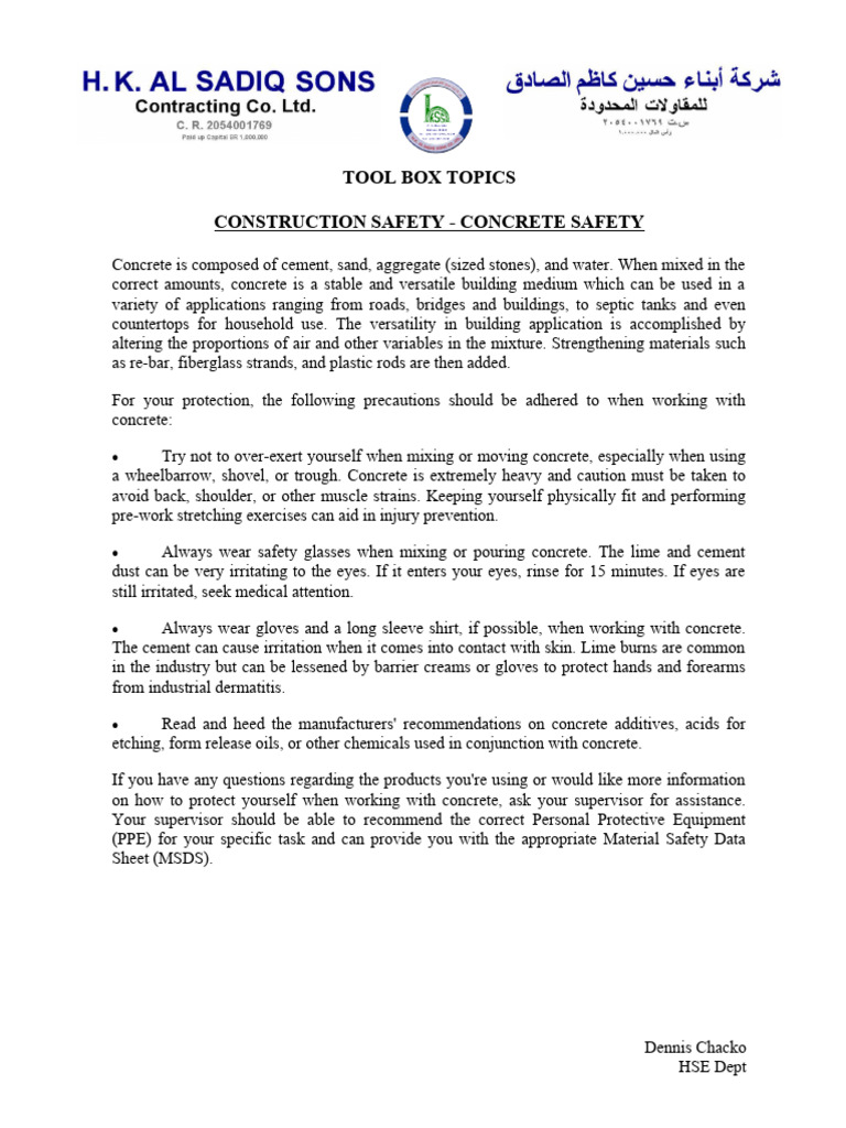 CONSTRUCTION SAFETY | PDF