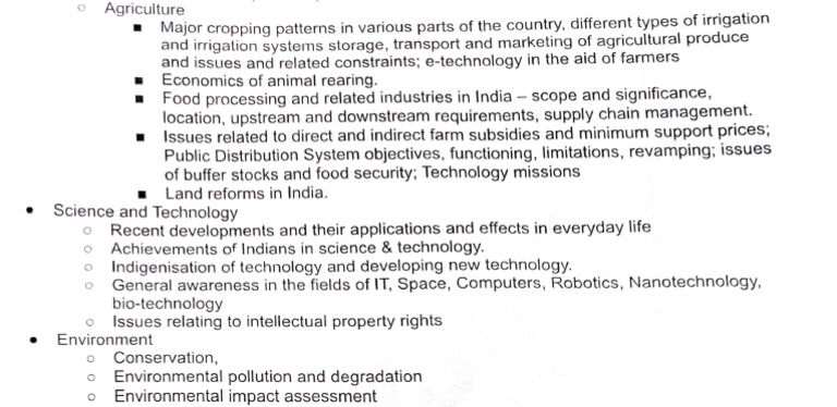 Ecology and Environment UPSC | PDF