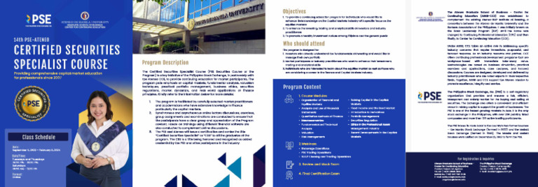 PSE Ateneo CSSC Brochure | PDF