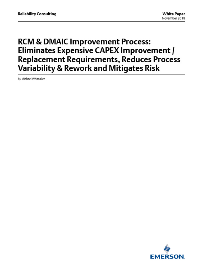 DIMAC Case Study 1 | PDF | Reliability Engineering | Six Sigma