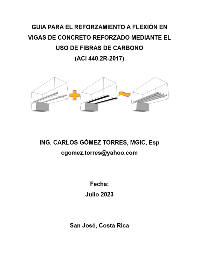 Guía y Refuerzo A Flexión de Viga Con Fibras de Carbono | Descargar gratis PDF | Deformación ...