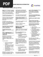 Flagyl Pediatric 125mg 5ml Oral Suspension PDF | PDF | Dose ...