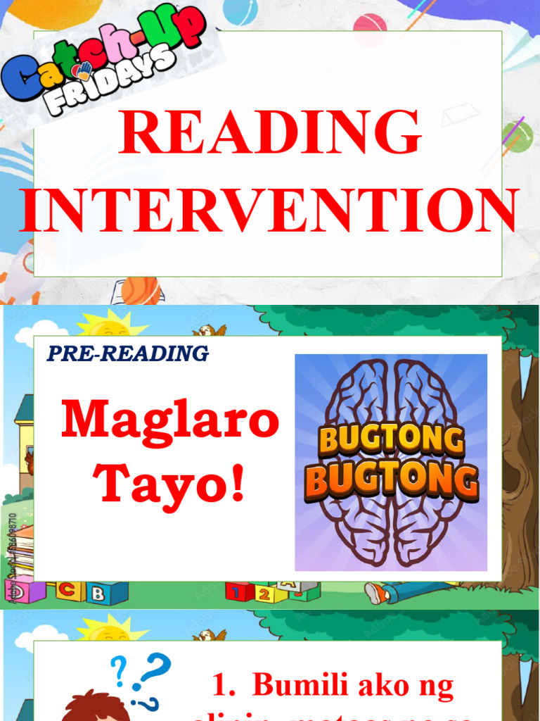 Q4-Week1 - Reading Intervention | PDF