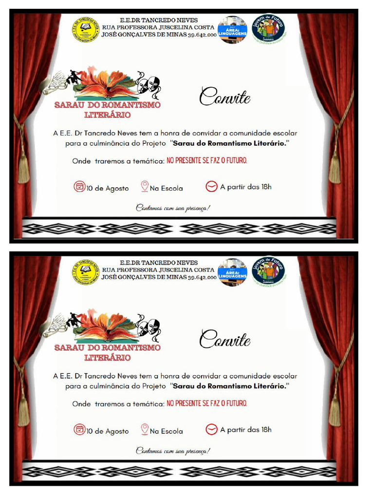 Convite Sarau | PDF