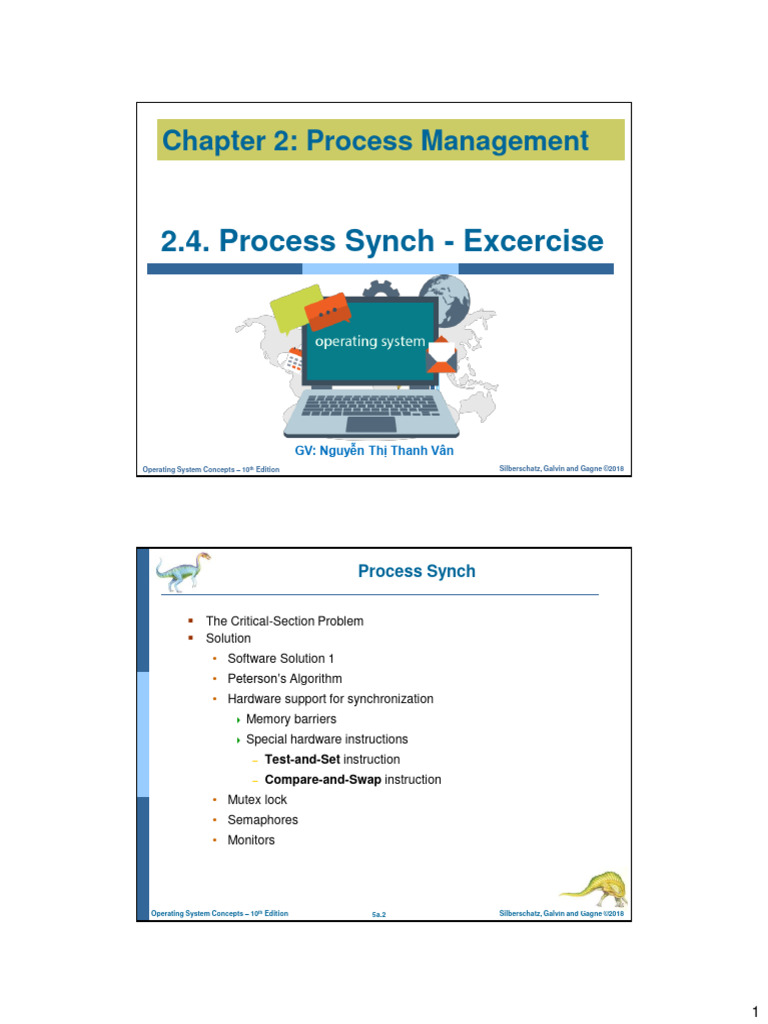 ch02.4 - Explain - Excercise - Synch | PDF | Concurrent Computing | Computer Science