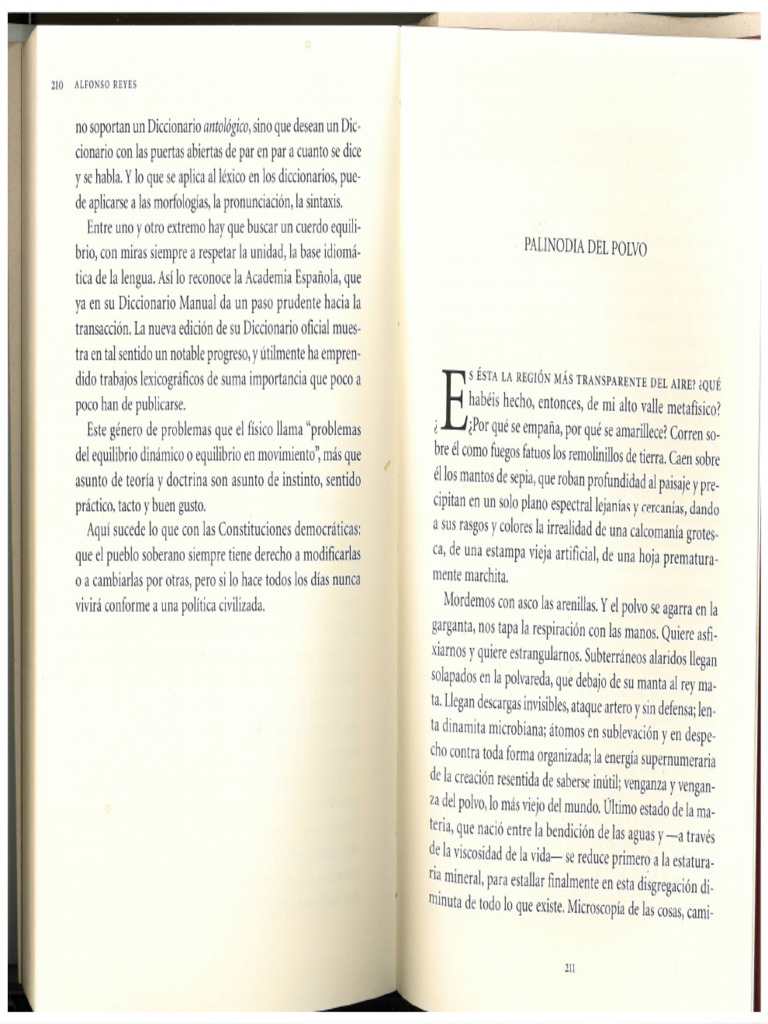 Palinodia-Alfonso Reyes | PDF