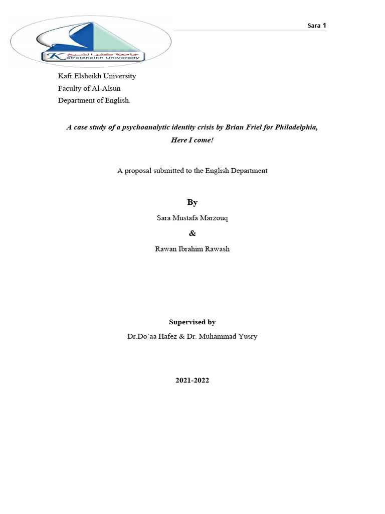 Graduation Project (1) .Edited | PDF | Id | Unconscious Mind