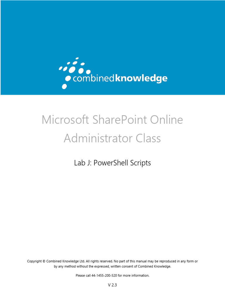 Power Shell Commands Appendix Lab 1 | PDF | Copyright Law | Freedom Of ...