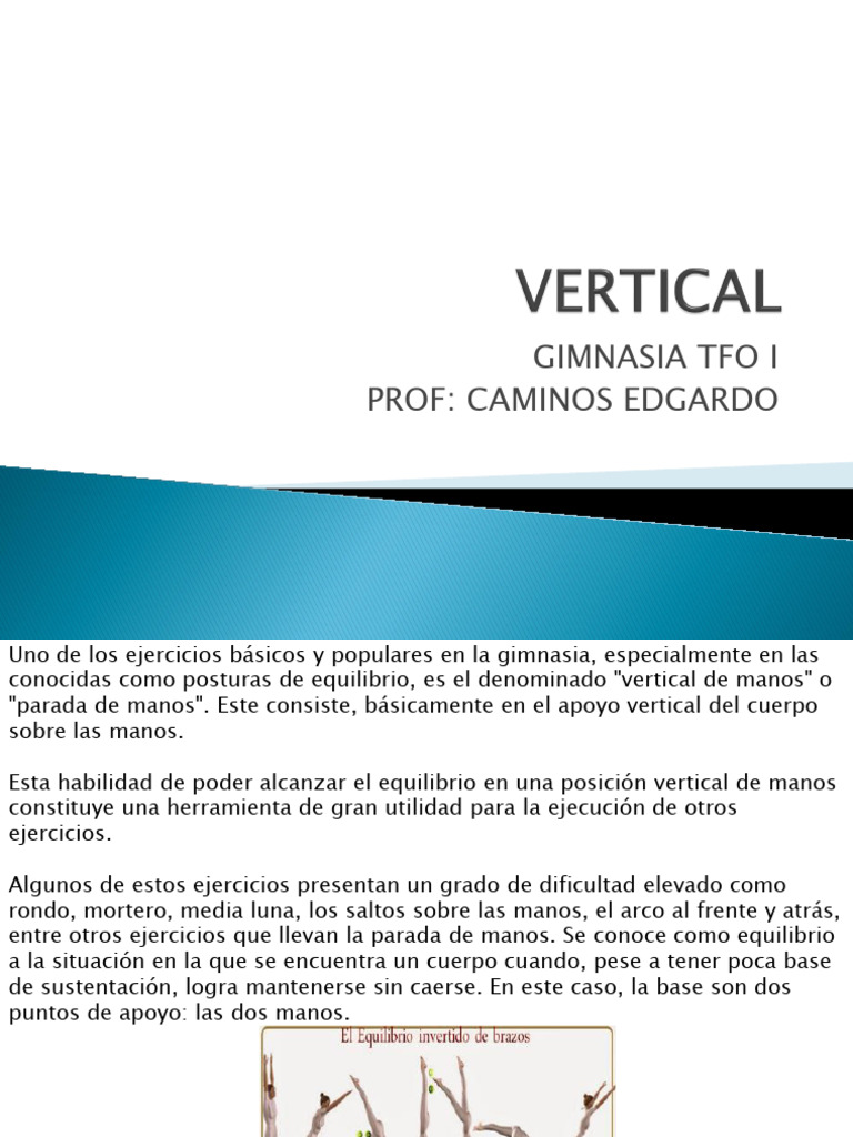 VERTICAL | PDF | Flexibilidad (anatomía) | Tobillo