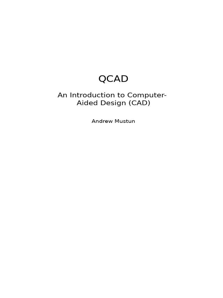 Qcad Book en 3 | PDF | Computer Aided Design | Button (Computing)