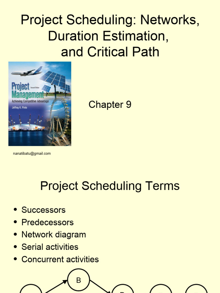 Dokumen - Tips - Project Scheduling Networks Duration Estimation and Critical Path 569534ee0f974 ...