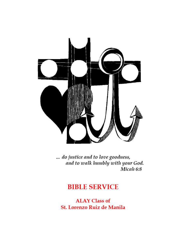 St. Lorenzo Ruiz Bible Service Guide | PDF | Lord's Prayer | Prayer