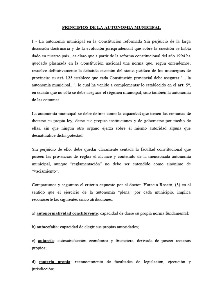 Principios Autonomia | PDF