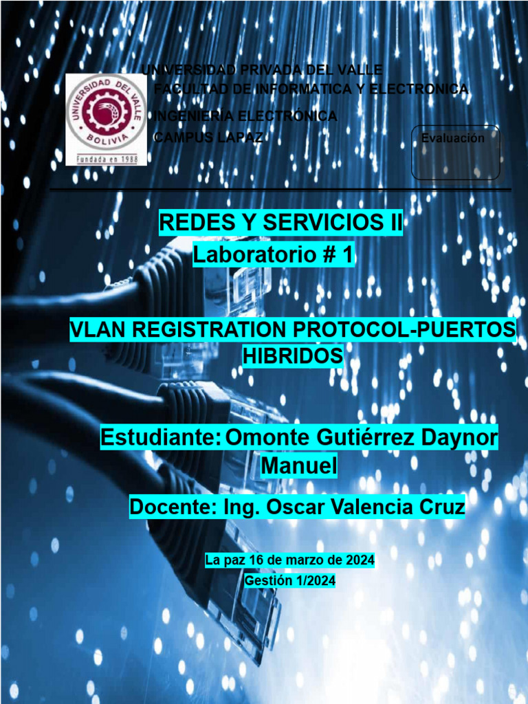 Laboratorio 1 Redes 2 | PDF | Redes de computadoras | Red de arquitectura