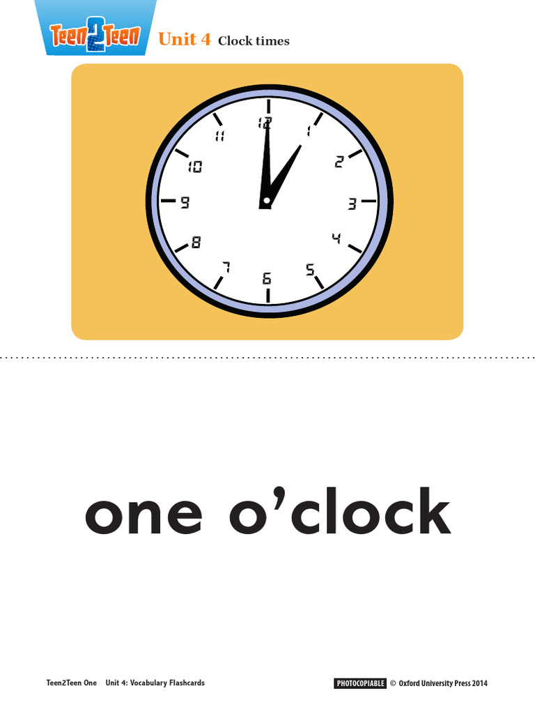Clock Times | PDF | Learning Methods | Learning