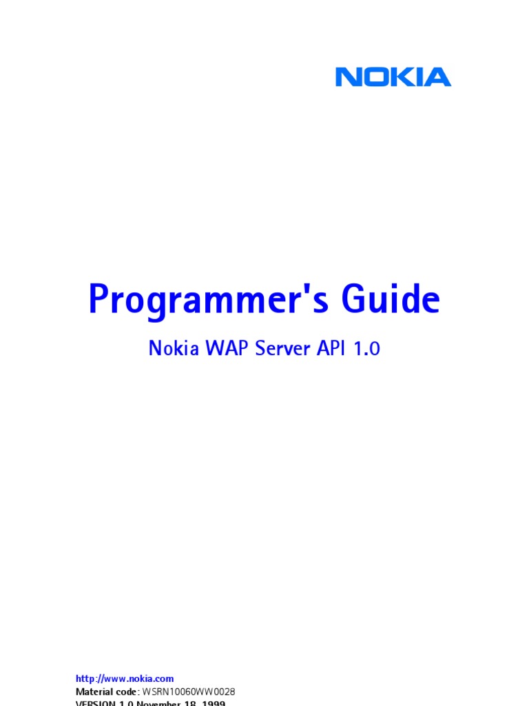 Programmers Guide | PDF | Java Servlet | Application Programming Interface