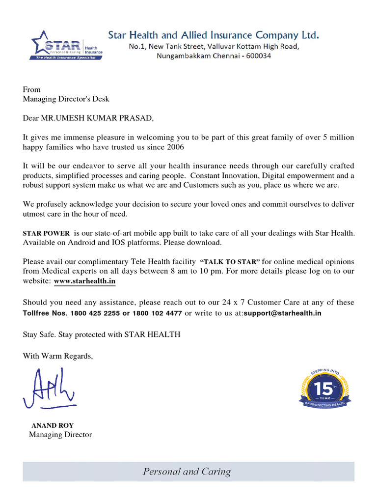 Welcome Document | PDF