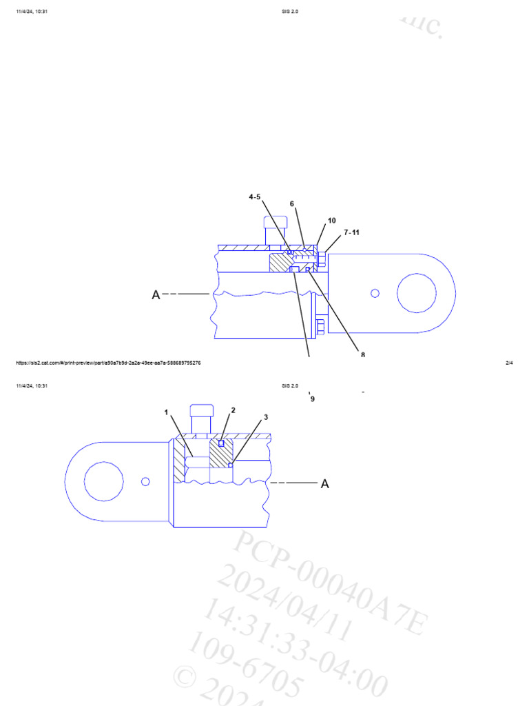 Cylinder Hydraulic CS-583C | PDF | Internal Combustion Engine