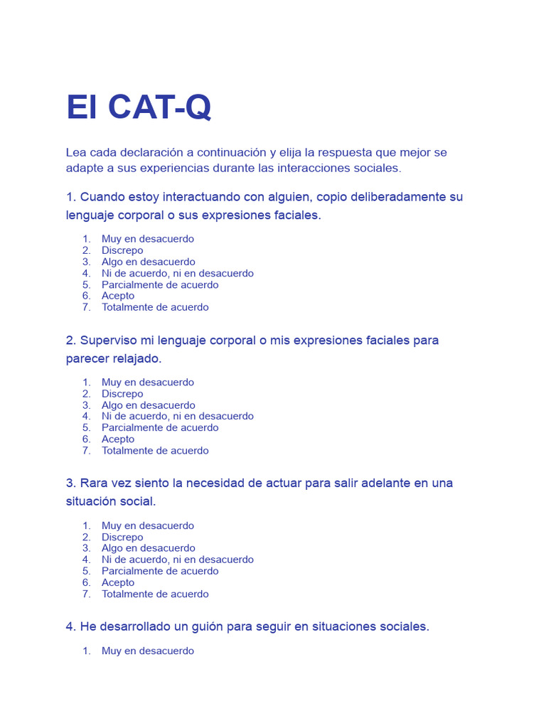 Cat Q | PDF | Comunicación humana