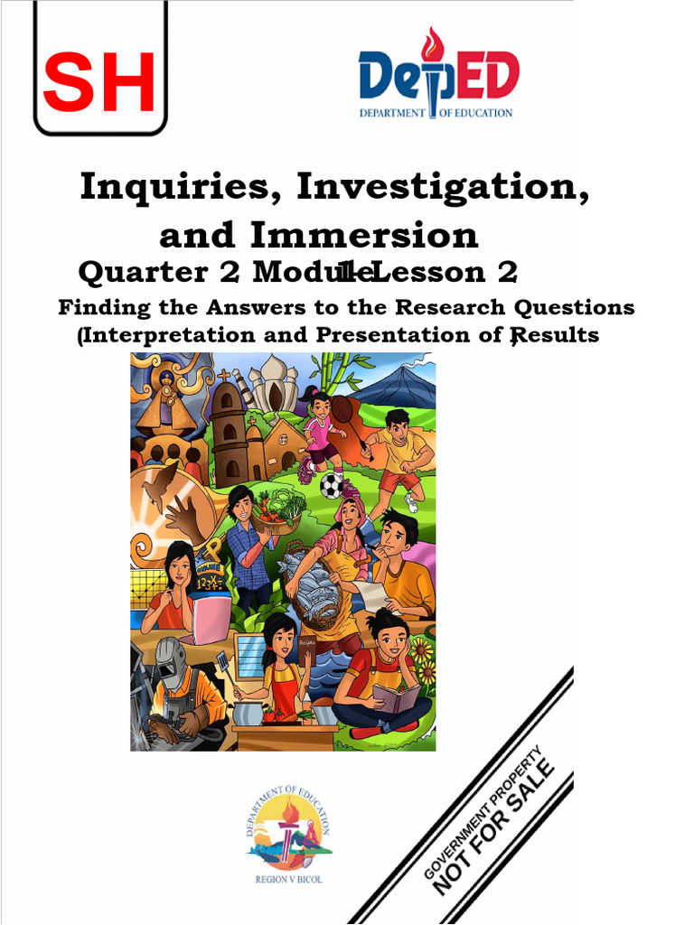 3IS-Q2-MODULE-1.2 | PDF | Data Analysis | Qualitative Research