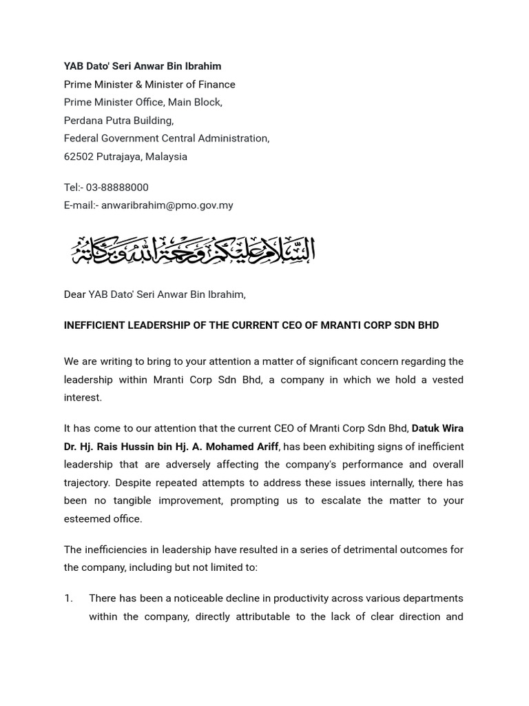 concern-over-the-inefficient-leadership-of-the-current-ceo-of-mranti