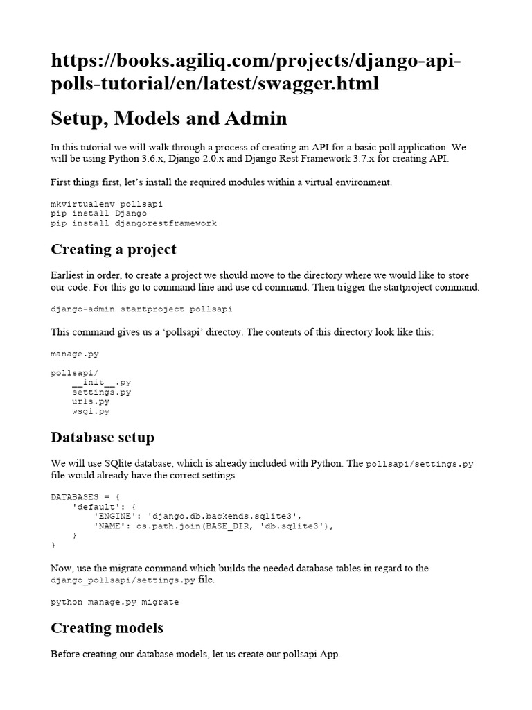 Building Apis Django And Restframework Pdf User Computing Computing