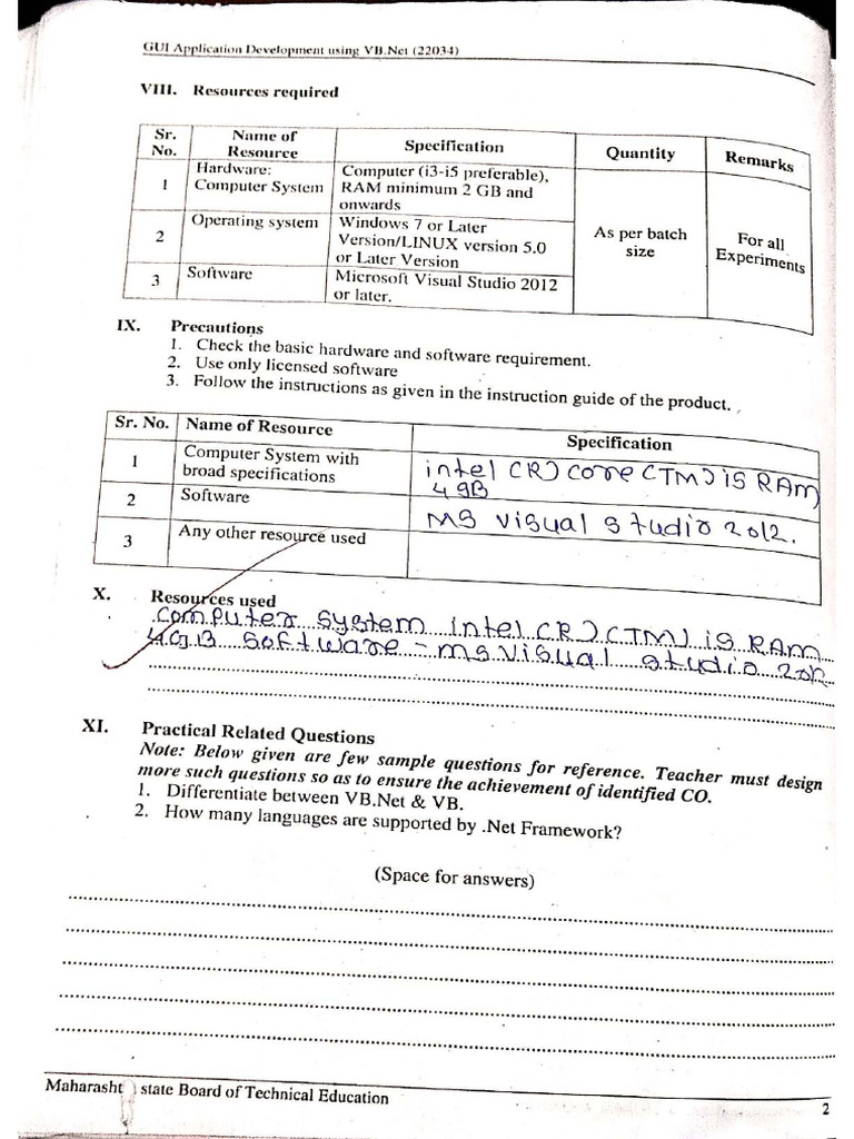 Gui Application Using VB | PDF