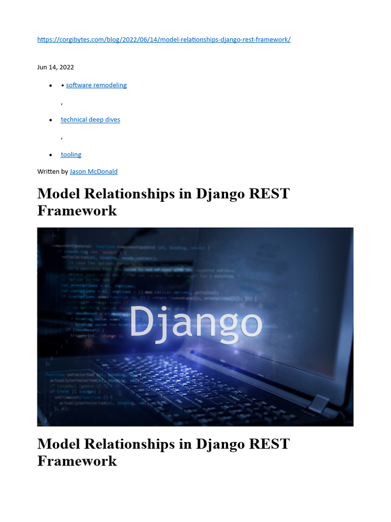 Model Relationship Rest | PDF | Relational Model | Json