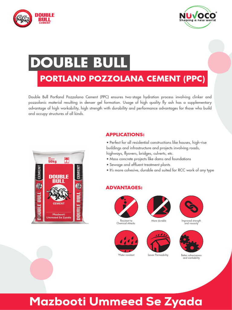 Product Brochure - PPC | PDF | Cement | Concrete