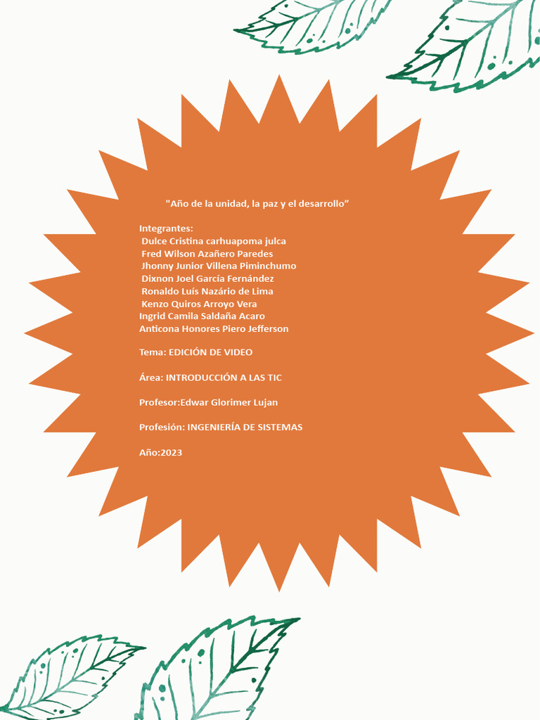 Informe Final Tic | PDF | Informática | Formatos de medios