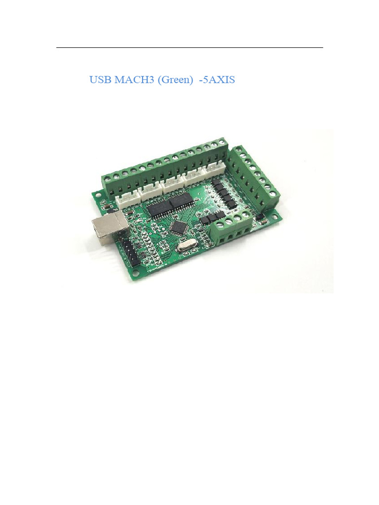 USB MACH3 (Green) - 5aixs | Download Free PDF | Usb | Computer File