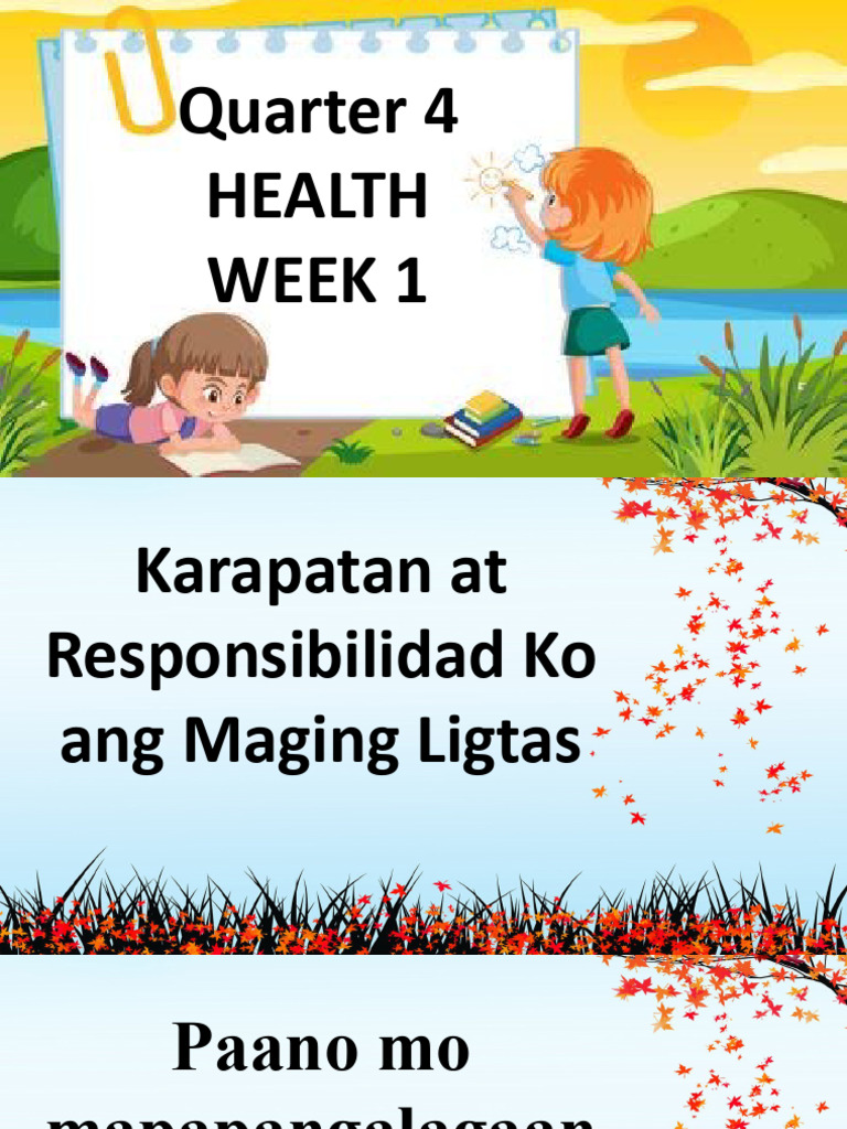 q4 Mapeh Health Week 1 | PDF