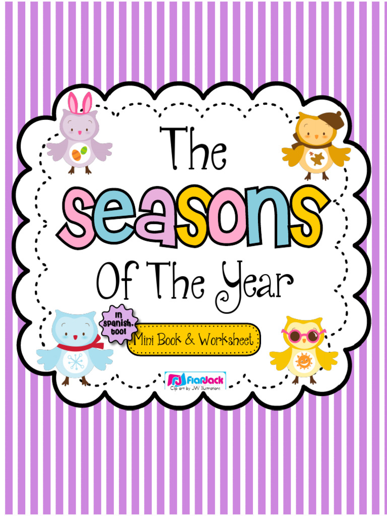 Of The Year: Mini Book & Worksheet | PDF | Artes del lenguaje y disciplina