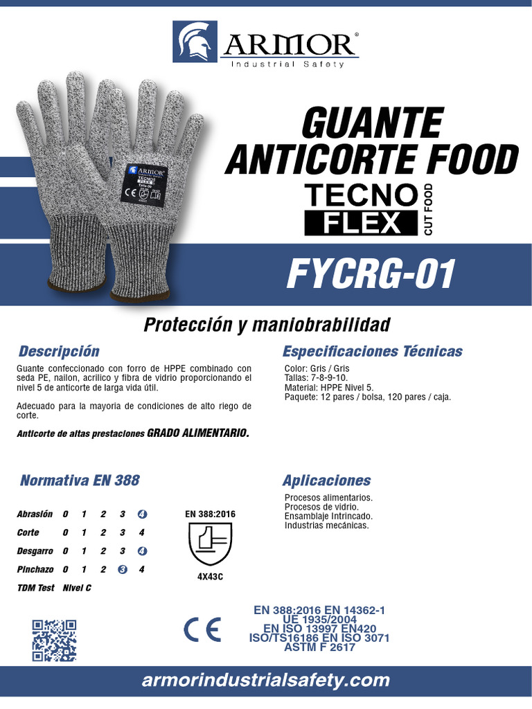 Ficha Tecnica Tecno Flex CUT5 FOOD | PDF