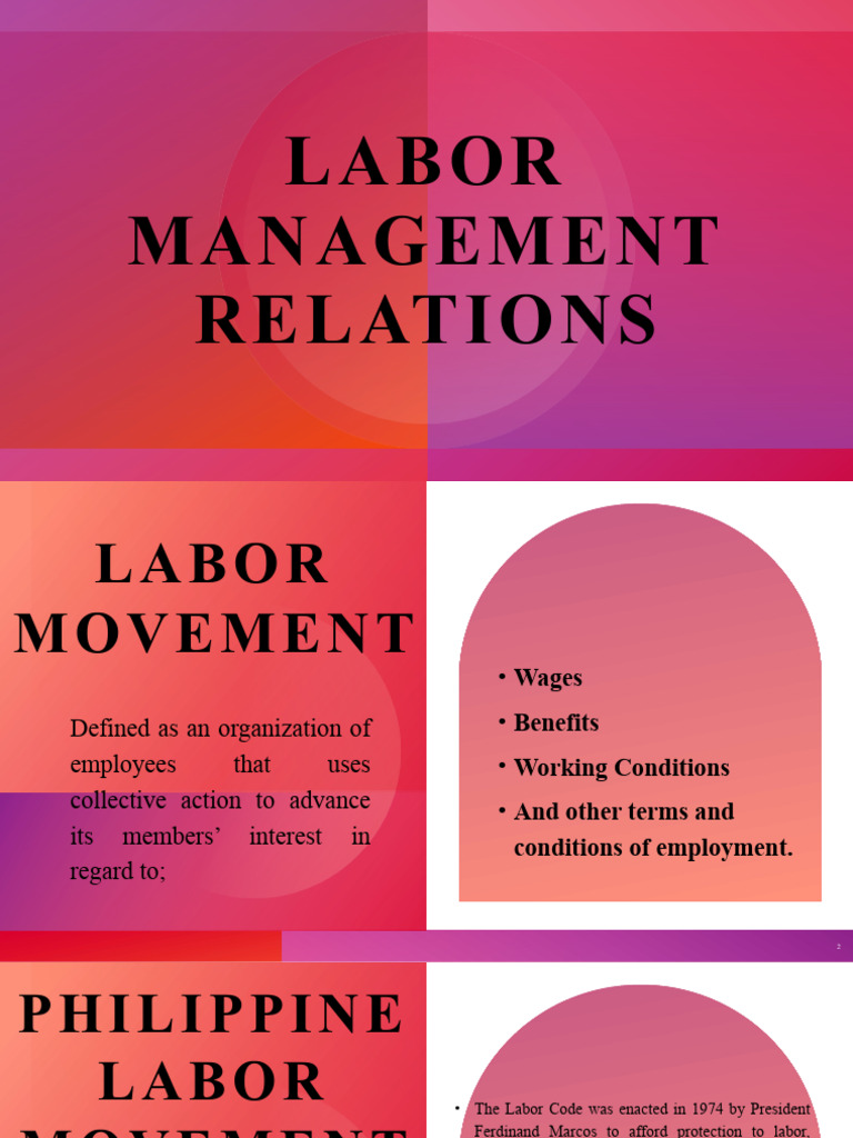 Labor Management Relations | PDF | Employment | Strike Action Labor Management Relations | PDF | Employment | Strike Action