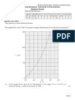IB Math AA SL Practice Paper 1 | PDF | Variance | Length
