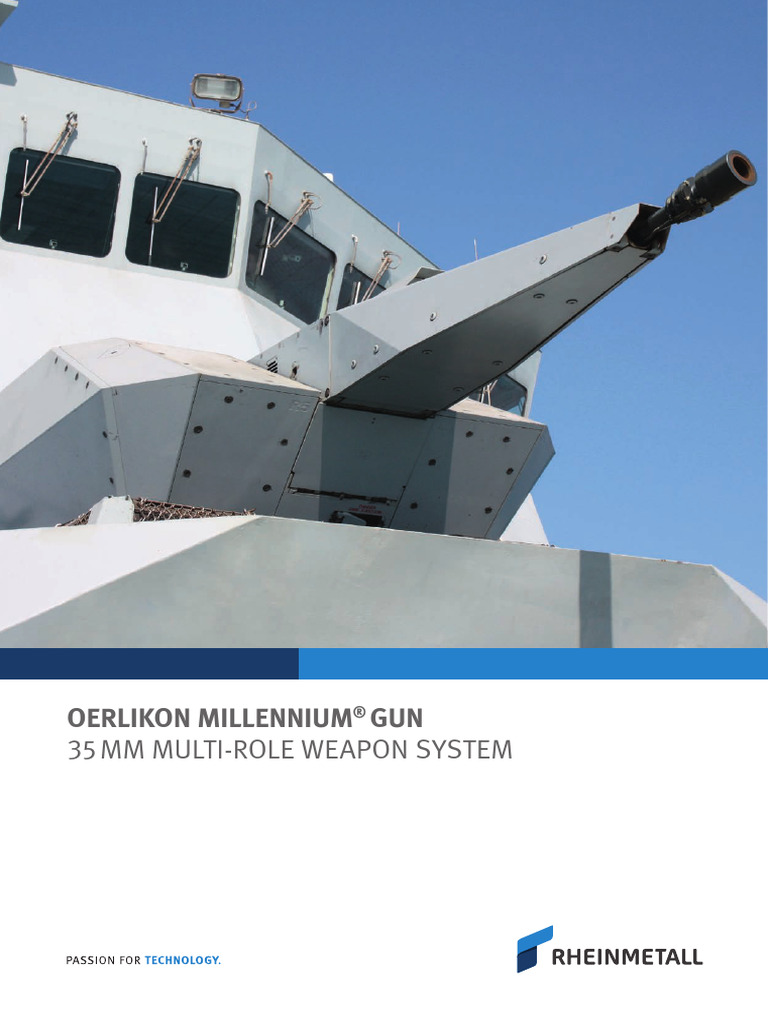 B036e0222 Oerlikon Millennium Gun System | PDF | Anti Aircraft Warfare ...